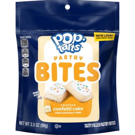 Pop Tarts Frosted Confetti Cake Baked Pastry Bites Grab N Go 3 5 Oz