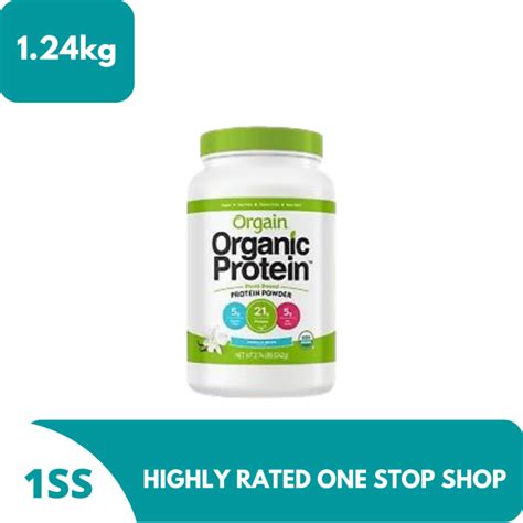 Orgain Organic Protein Plant Based Vanilla Powder 124kg Lazada Ph