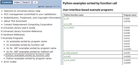 Python Support Mcculw For Mcc Daq Devices In Windows Measurement Computing Faq And Guides