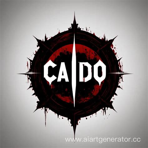 Minimalistic Blood Eclipse Gang Logo Caido Ai Art Generator