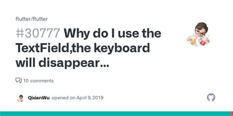 Why Do I Use The Textfieldthe Keyboard Will Disappear Automatically