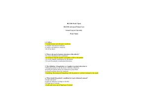HLT 306V Topic 4 Quiz Version 1 Course Exam Notes