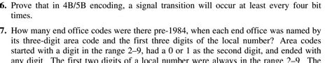 solved prove that in 4b5b ﻿encoding a signal transition