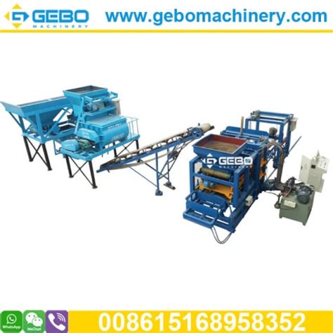 QT4 15 Automatic Hydraulic Cement Solid Common Brick Making Machine