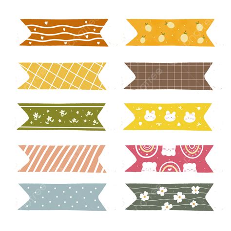 Fall Washi Tape Washi Tape Washi Tape Set Washi Tape Sticker Png