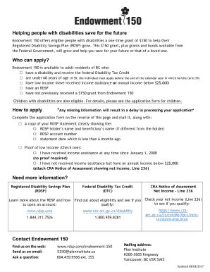 Fillable Online Adult Application Form PDF RDSP Fax Email Print