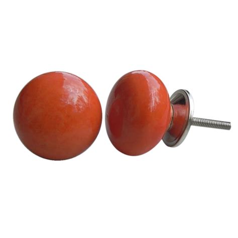 Orange Solid Knob