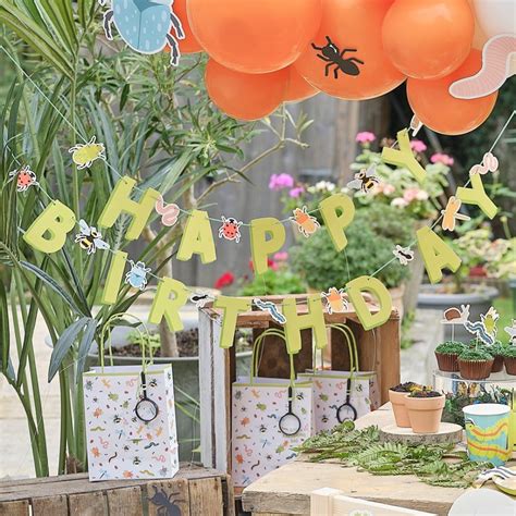 Insekt Happy Birthday Guirlande til kr på Temashop dk