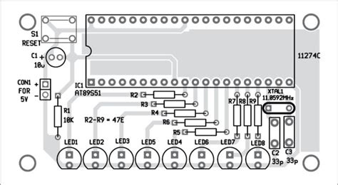Microcontroller Based Led Lights Pattern Generator Mini Project