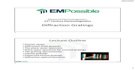 Download Pdf Lecture Diffraction Gratings · Conical Diffraction