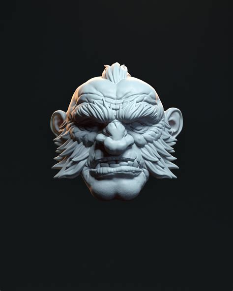 Stl File Dwarf V5 Custom Action Figure Head 👤 ・3d Printing Idea To