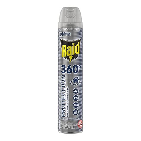 Insecticida Raid 360 Multi En Aerosol 400 Ml Walmart