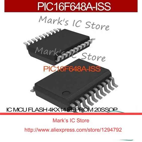 Pic16f648a Iss Ic Mcu Flash 4kx14 Eeprom 20ssop Pic16f648a 16f64