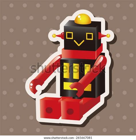Robot Cartoon Theme Elements Vectoreps Stock Vector Royalty Free Shutterstock