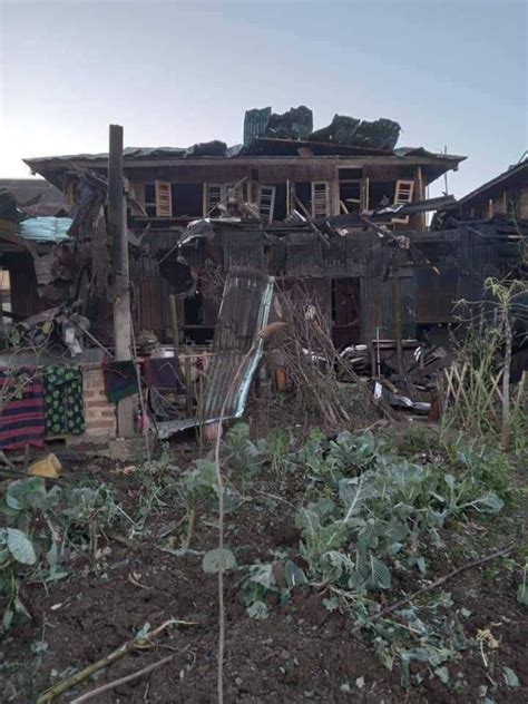 ကျောက်မဲတွင် စစ်ကောင်စီလေကြောင်းဗုံးကြဲမှုကြောင့် ၁၄ နှစ်အရွယ် မိန်းကလေး ၂ ဦးအပါအဝင် ၃ ဦးသေဆုံး