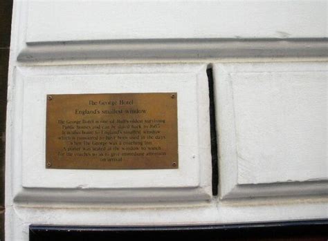 Englands Smallest Window Hull England Atlas Obscura