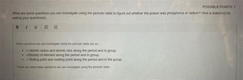 solved possible points 1 what are some questions you can