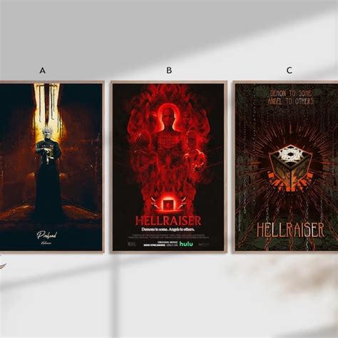 Hellraiser Movie Poster Etsy