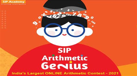 Sip Arithmetic Genius 2021 Entries Invited
