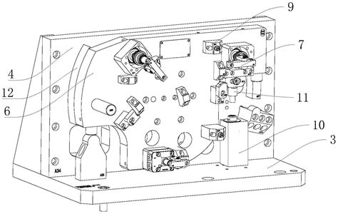 一种利用液压旋转机构实现第四轴的加工装置的制作方法