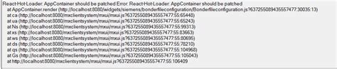 React Hot Loader AppContainer Should Be Patched Error React Hot