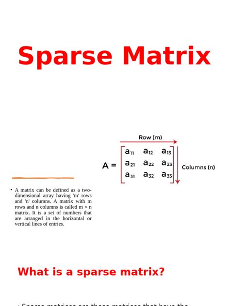 ds class 7 sparse matrix aiandml 1 pdf matrix mathematics
