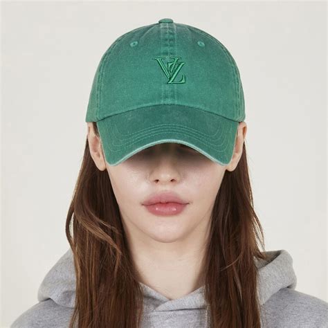 바잘 3d 모노그램 피그먼트 오버핏 볼캡 그린 감도 깊은 취향 셀렉트샵 29cm