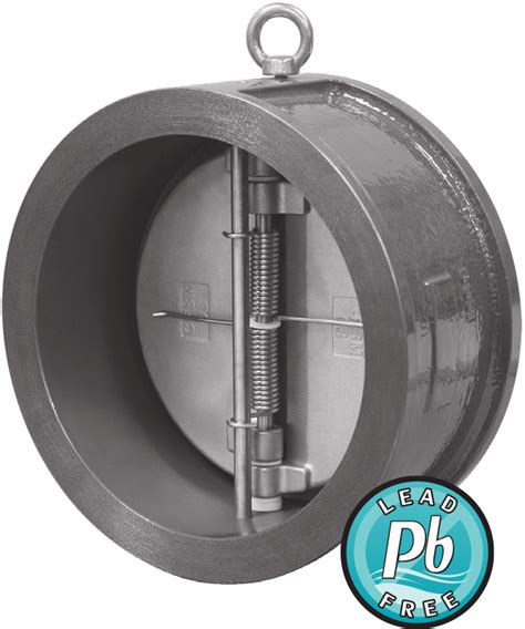 Wafer Style Dual Disc Di Class 150 Check Cv41a Lead Free Accurate Valve Automation