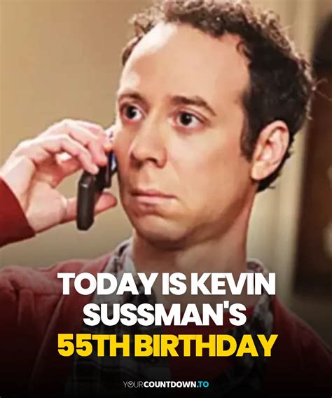 Yourcountdownto 🧠🎬 Turning 55 Kevin Sussman—aka Stuart From The Big