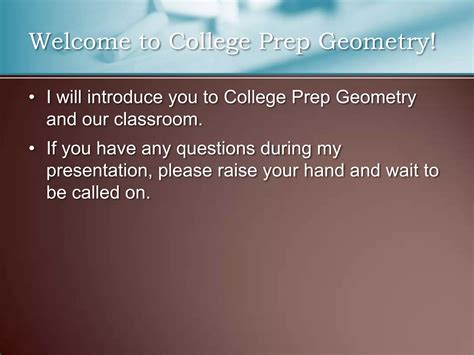 Geometry Intro Presentation Ppt