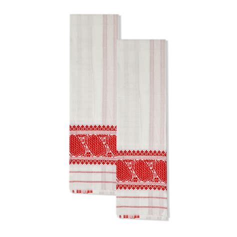 Assamese Dhool Design Poly Cotton Dhool Design Assamese Gamcha For Men Cotton Stylish Soft