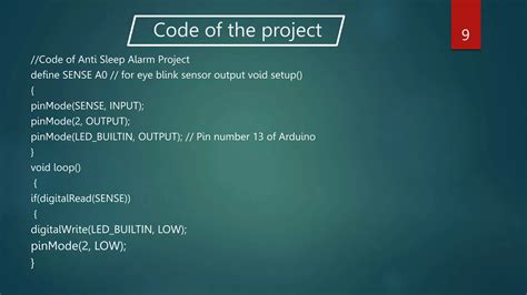 Anti Sleep Alarm For Drivers Using Arduino Project PPT