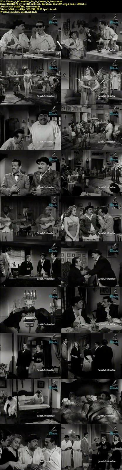Se Los Chupo La Bruja Tvrip 1958 ~ Cine Mexicano Peliculas Mexicanas En