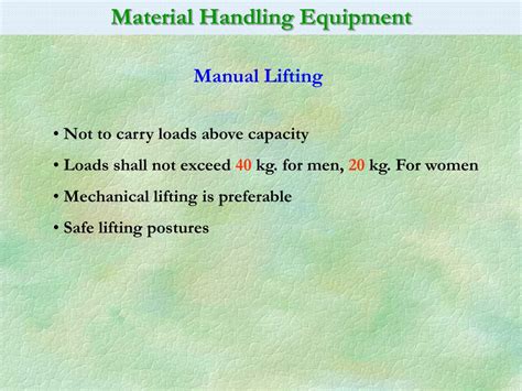 PPT Material Handling Equipment PowerPoint Presentation Free Download ID 387144