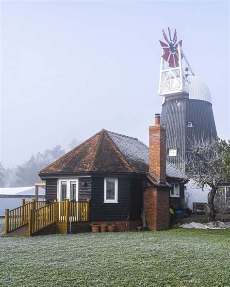Smock Tower Mill Renovated With Country Colour Osmo Uk