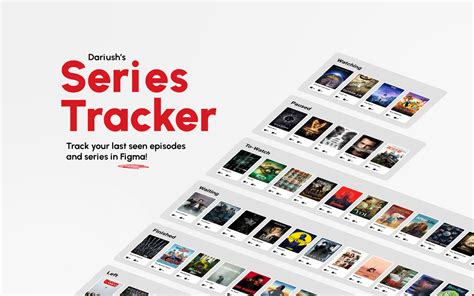 📺 Series Tracker Track Last Seen Episodes Figma