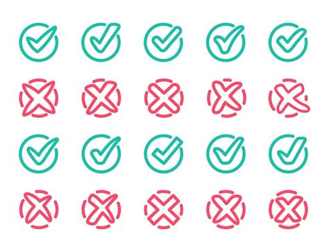 icono de marca de verificación incorrecta sombra larga para validación aislado en un fondo