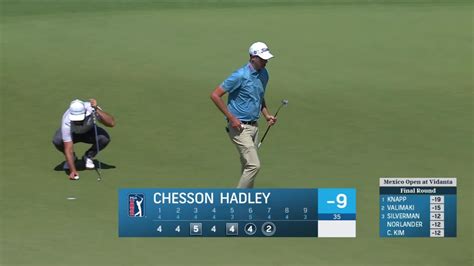 Chesson Hadley Drops 17 Footer For Eagle At Mexico Open