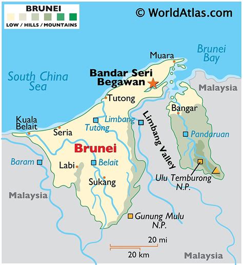 Brunei Darussalam Maps And Facts World Atlas
