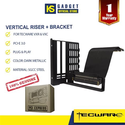 TECWARE VXR Vertical GPU Mounting Bracket Riser Card Tecware VXL Bracket Without Riser