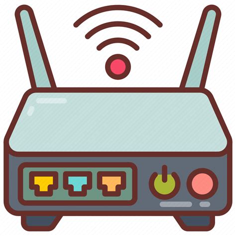 Router Network Device Wireless Lan Internet Connectivity Icon Download On Iconfinder