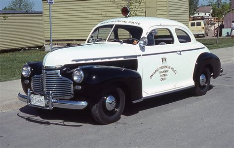 1941 Chevrolet Master Deluxe Coupe Ontario Provincal Police Car A