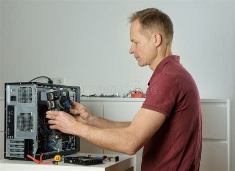 Installing The Cpu Into The Motherboard Stock Image Image Of Closeup