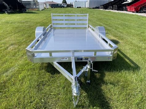 New 2026 Handh Trailers 78x14 Aluminum Low Side Utility Trailer For Sale