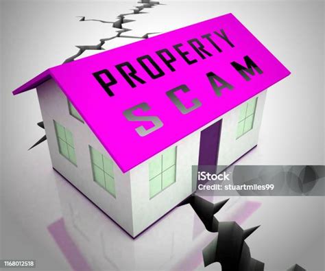 모기지 또는 부동산 사기를 묘사 하는 속성 사기 사기 아이콘 3d 그림 구매에 대한 스톡 사진 및 기타 이미지 구매 금융 대출 Istock