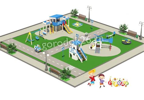 Детская площадка (стандарт) от производителя Детские площадки «ГОРОДОК ...