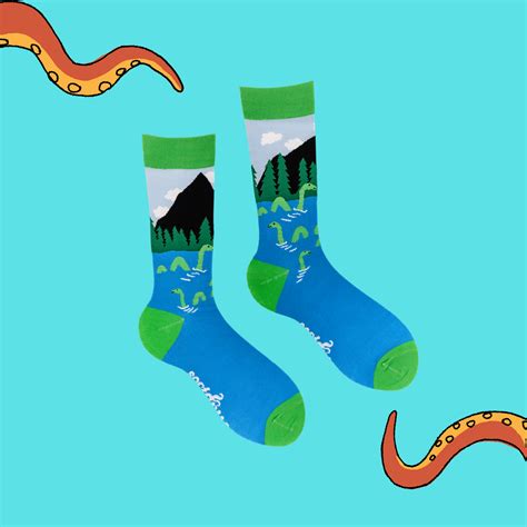 Loch Ness Monster Socks Sock Ness Monster Soctopus