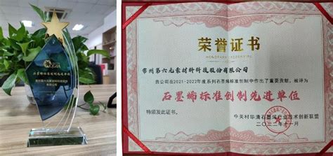 第六讯息 2022届中国国际石墨烯大会圆满举行：第六元素荣获两项荣誉常州第六元素材料科技股份有限公司