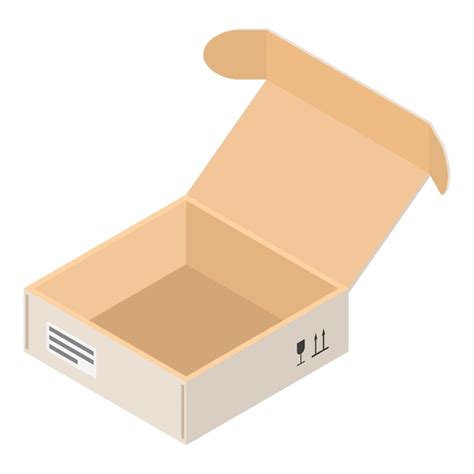 Premium Vector Open Parcel Box Icon Isometric Of Open Parcel Box Vector Icon For Web Design