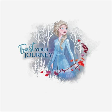 Frozen 2 Elsa Trust Your Journey Png Free Download Files For